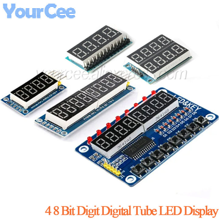 4 8 bit MAX7219 TM1638 LED Digital Tube Module Dot Matrix ...