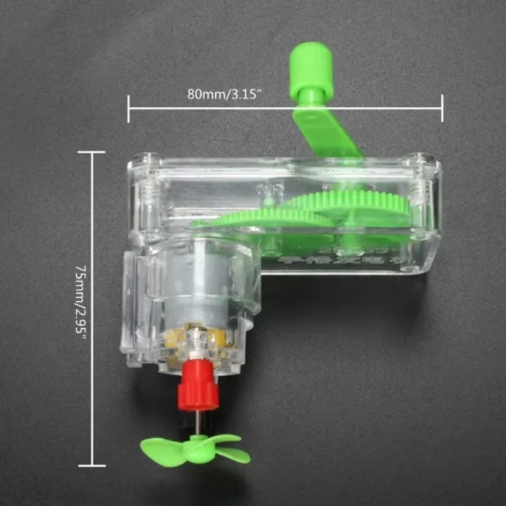 New Model Science Kit Hand Generator Plastics Experimental Physical ...