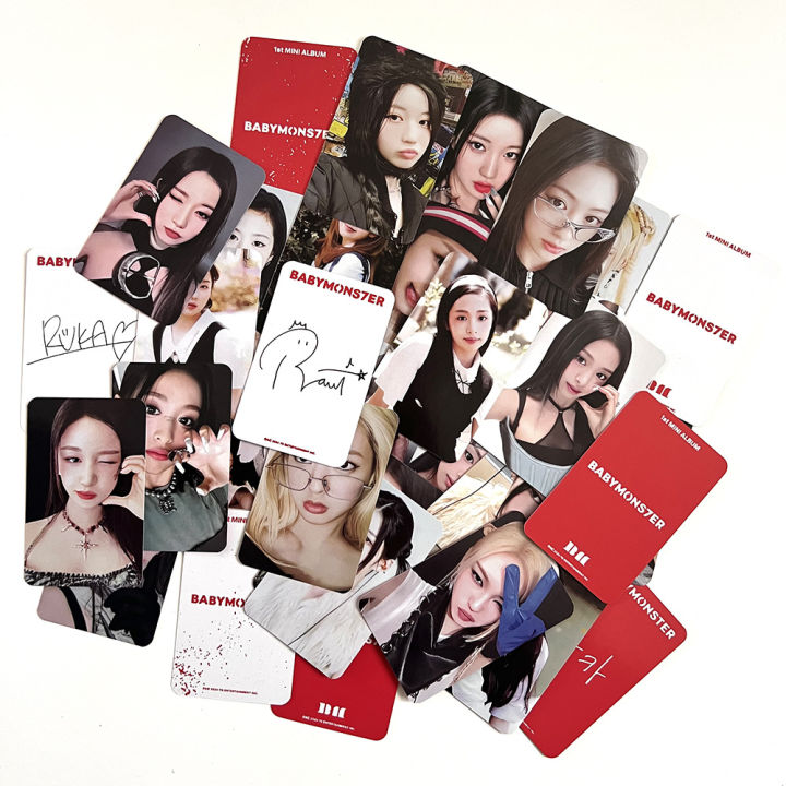 6Pcs/Set KPOP BABYMONSTER BABYMONS7ER Album Personal Selfie Photocards ...