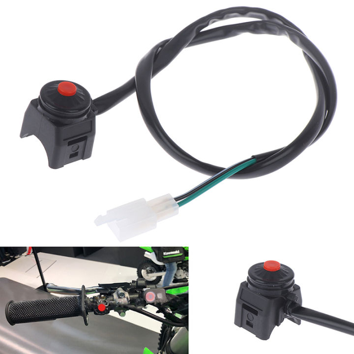 Motorcycle On-Off Switch Push Button ATV Bike 22mm Handlebar Ignition ...
