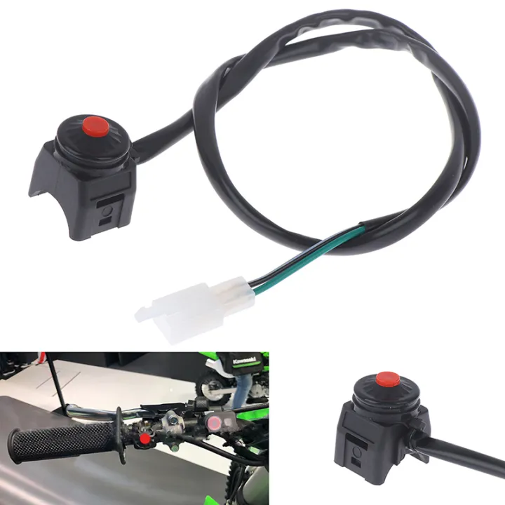 Motorcycle On-Off Switch Push Button ATV Bike 22mm Handlebar Ignition ...