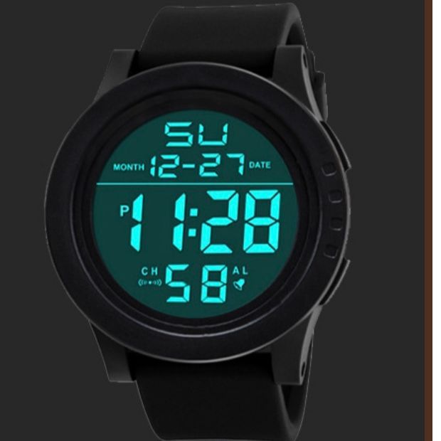 Multi-function Black Big Display Sport Digital Watch For Men | Daraz.com.np