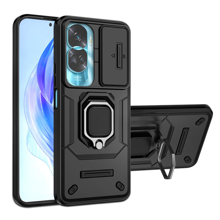 Vantime Case for Honor 90 Lite 5G Rugged Impact-resistant Sliding Cover ...