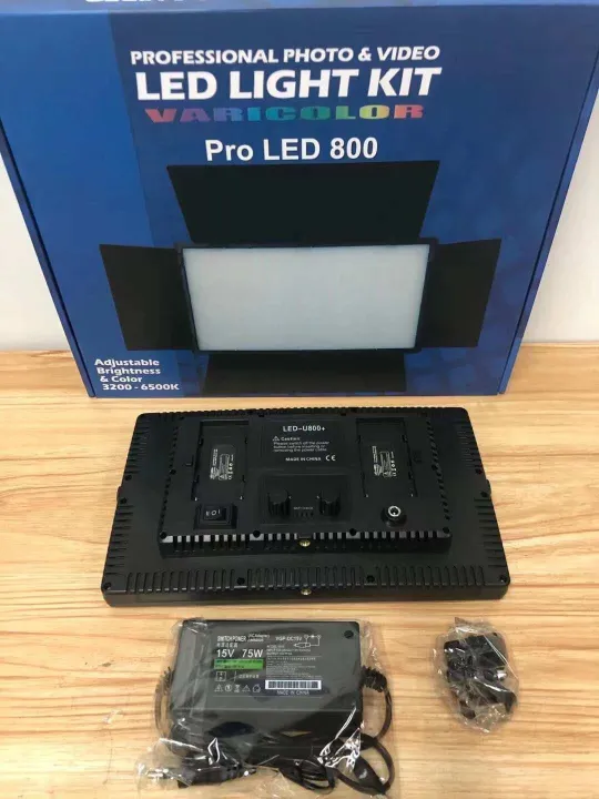 Professional Photo & Video Led Light Kit Vari-colour Pro Led 800 ...