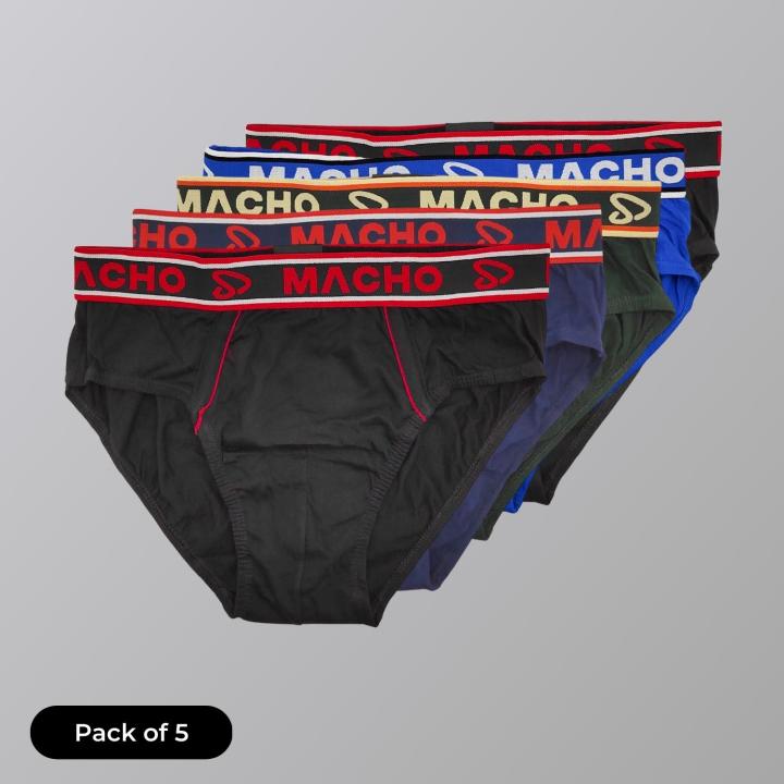 (Pack of 5) Amul Macho Men Cotton Brief Underwear - Fashion | Underwear ...