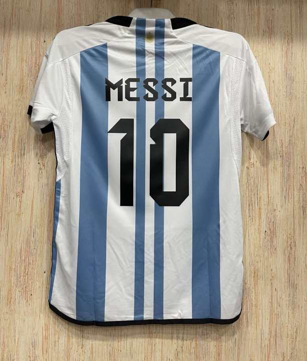 Messi Printed Argentina Home Kit 2022 World Cup Qatar | Daraz.com.np