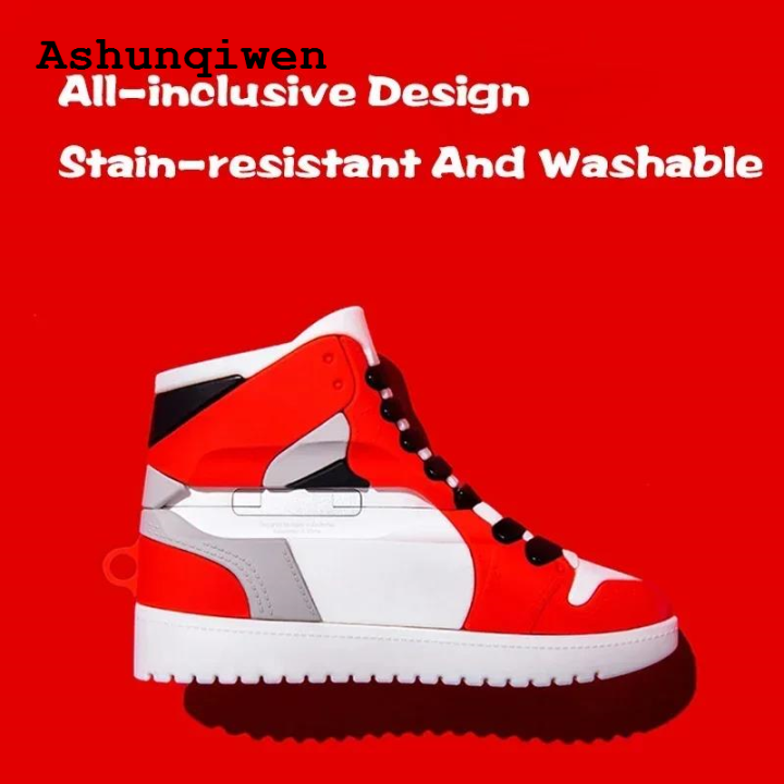 Ashunqiwen Sneaker Sport Shoes 3D Cartoon Soft Case for Apple AirPods 1 ...