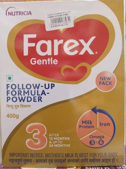 Farex Gentle Follow-up Formula Milk Stage 3 400gm | Daraz.com.np