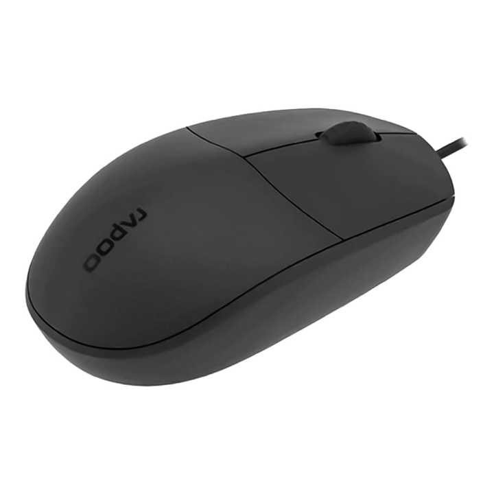 Rapoo N100C, Wired Optical Mouse, Type - C | Daraz.com.np