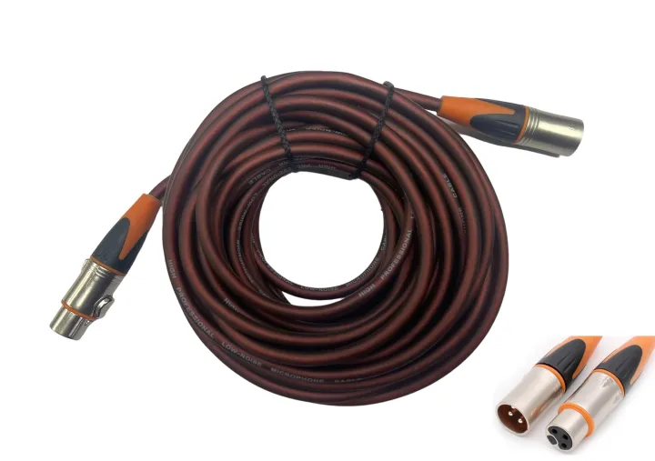 XLR Male To Female 10 Meter Microphone Cable For Studio Recording ...