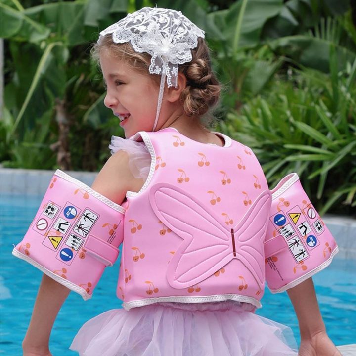 Safety Life Jacket Striped Children's Buoyancy Vest Non-Inflatable Anti ...