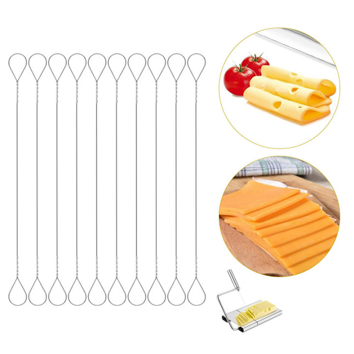 5/10Pcs 304 Stainless Steel Cheese Slicer Wire Replacement Cheese ...