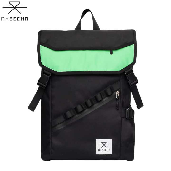 Mheecha Alley Backpack Black/Opal Green - Unisex | Fashion Mheecha ...