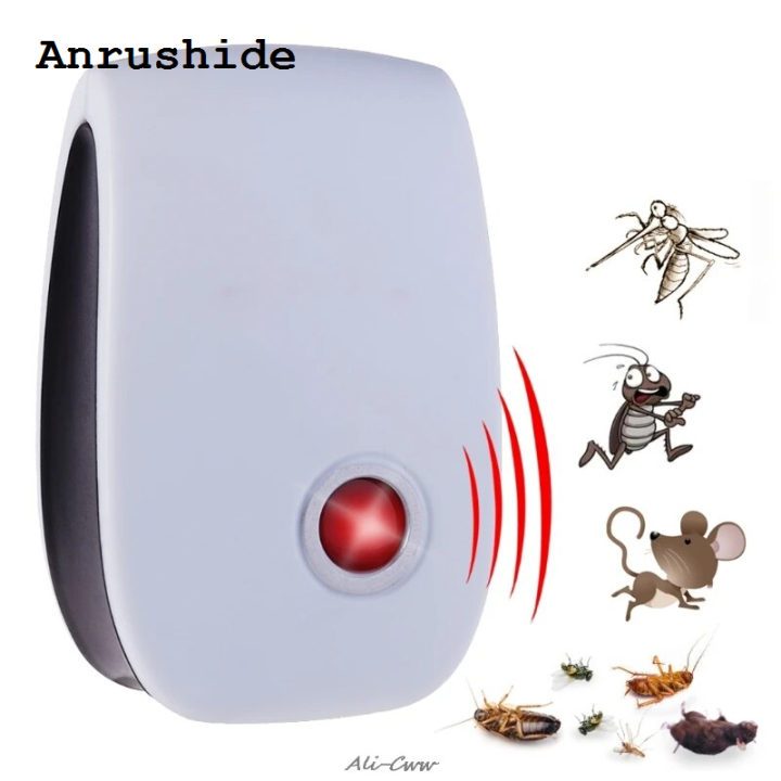 Anrushide Electric Ultrasonic Anti Mosquito Insect Repeller Rat Mouse ...