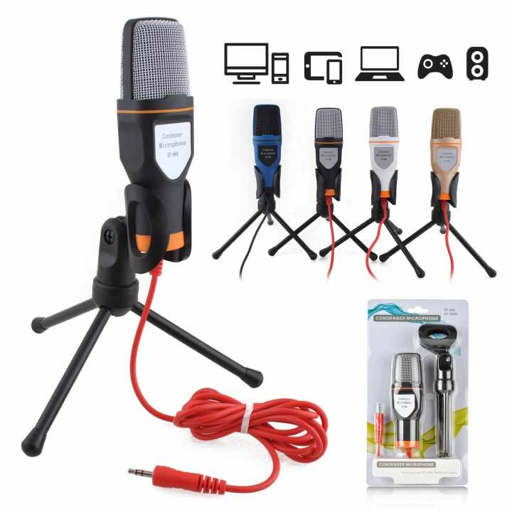 Condenser Microphone For Chatting Singing Recording Podcasting SF-666 3 ...