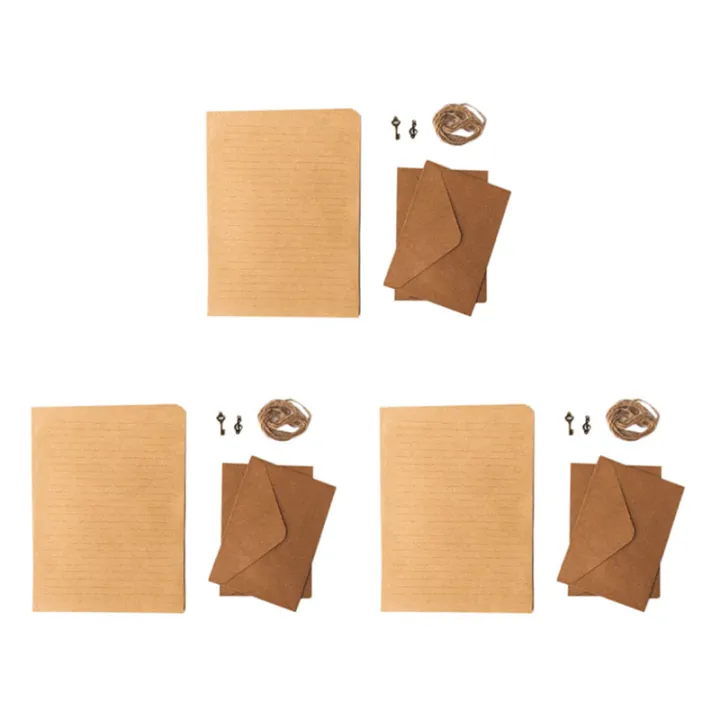 36 Pcs Vintage Kraft Paper Writing Paper European Style Paper for ...