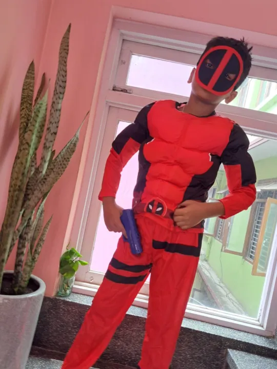 Halloween Children Performance Deadpool Costume/ Deadpool Costume For ...