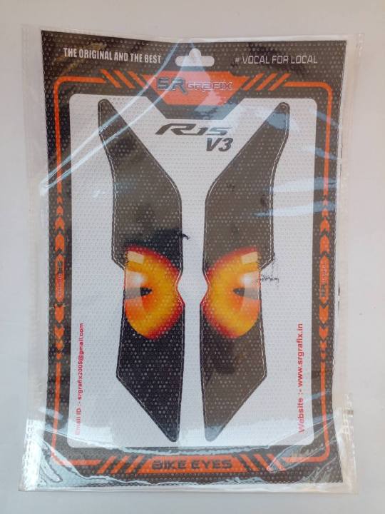 Head Light Glass Stricker For Yamaha R15 V3 | Daraz.com.np