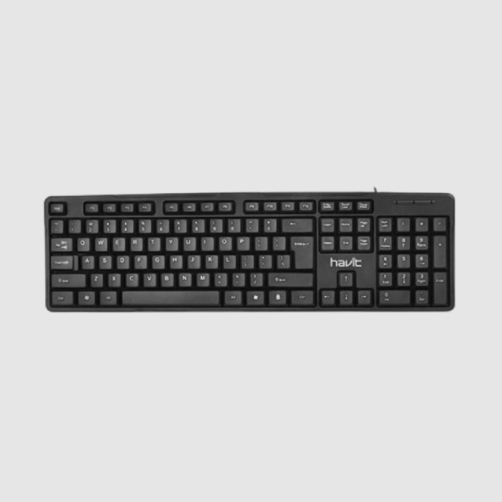 Havit HV KB-430 Wired Multimedia Keyboard for Desktop PC Laptops and Notebooks | Daraz.com.np