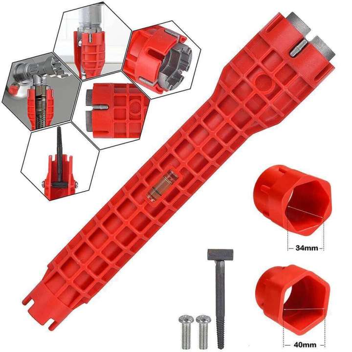 5/8 In 1 Flume Anti-slip Kitchen Sink Repair Tool Bathroom Multifuction ...