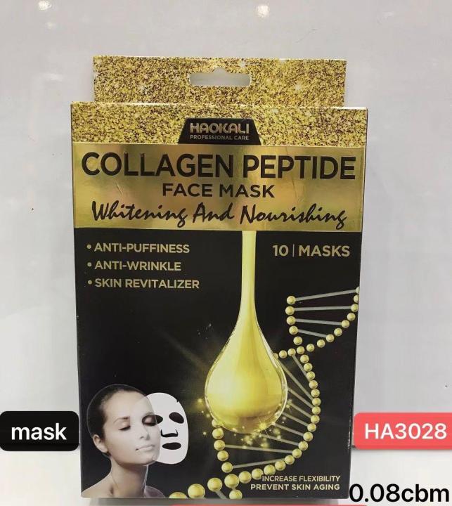 Collagen Peptide Haokali Brand Facial Mask – 1 Sheet, 25 ML | Unisex ...