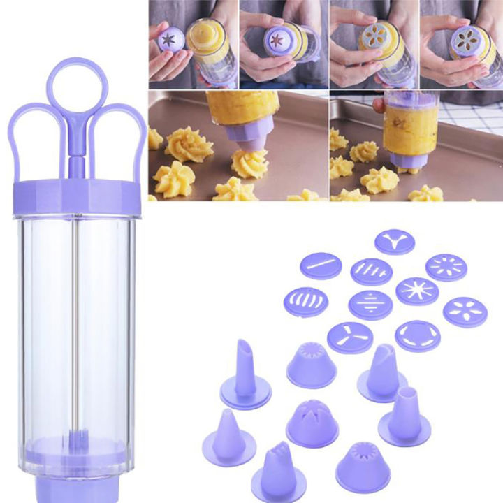 Kitchen accessories Cookie Biscuit Making Maker Pump Press Machine ...