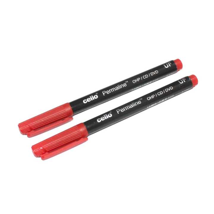 Cello CD-DVD Marker Pen (Red) Set Of 2 | Daraz.com.np