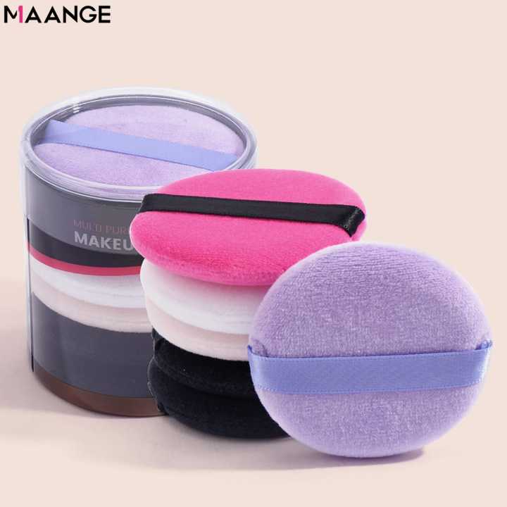 MAANGE 6PCS Facial Beauty Sponge Powder Puff Face Foundation Pads ...