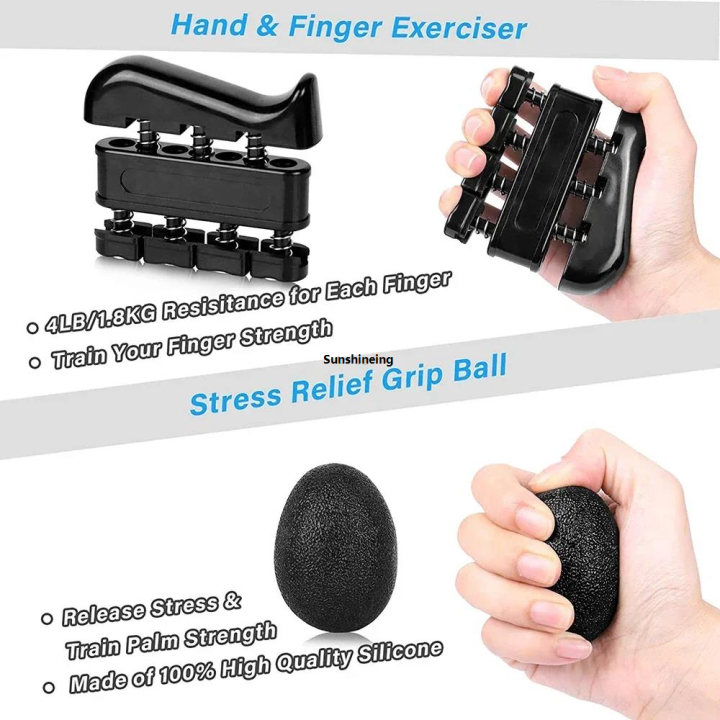 Sports finger muscle arm 10 spring type RAsunygiro grip - 100Kg hand ...