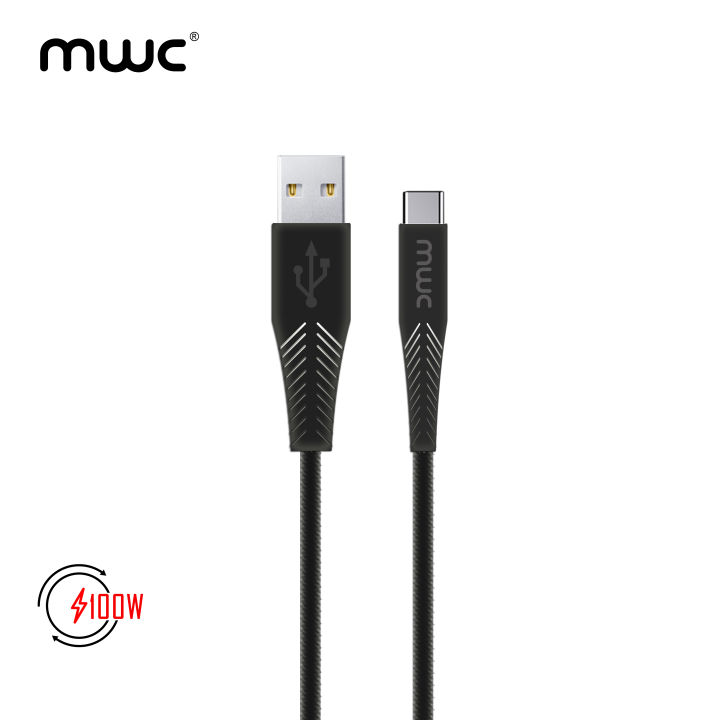 MWC MUC100W Premium | USB-A to Type-C 100W Premium Quality Ultra-Fast ...