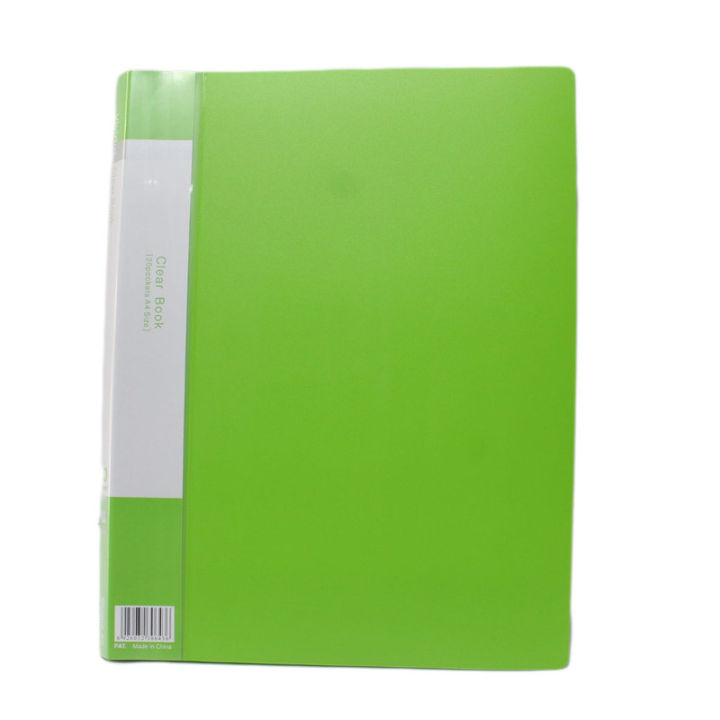 Green 20 Pockets A4 Size Clear Book File | Daraz.com.np