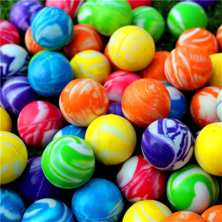 Funny Sports Games 20mm Mini Colorful for Child Rubber Ball Jumping ...