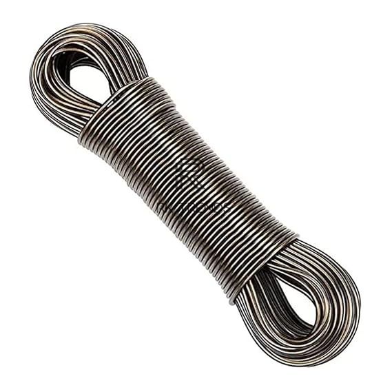 Cloth Rope PVC Coated Anti-Rust Unbreakable Steel Wire Rope For Clothes ...