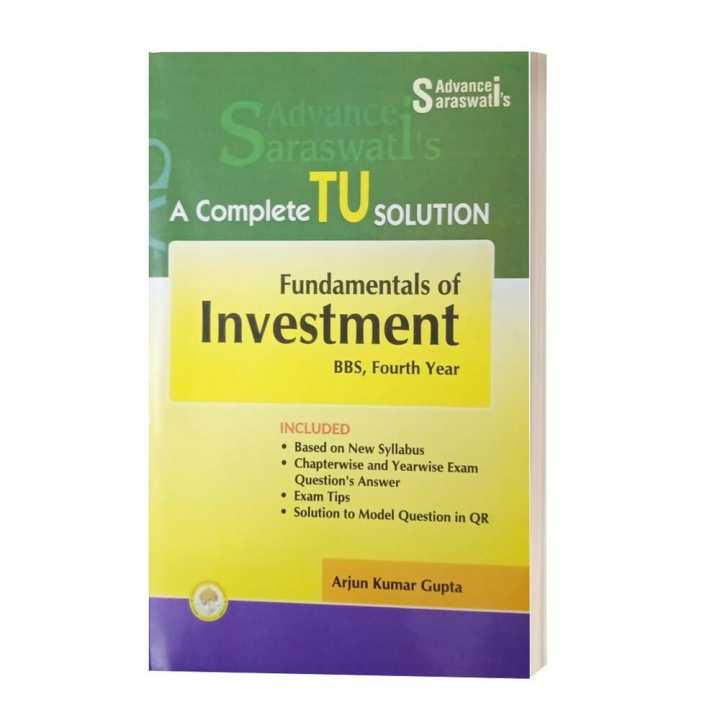 A Complete Solution, Fundamentals Of Investment - BBS 4th Year, 2080 Hpdc-10355 | Daraz.com.np