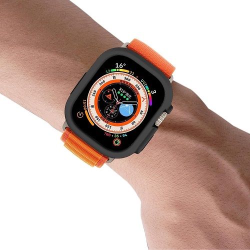 SSD Luxury Protects silicone 49 mm AppleWatch Ultra mm case Midnight ...