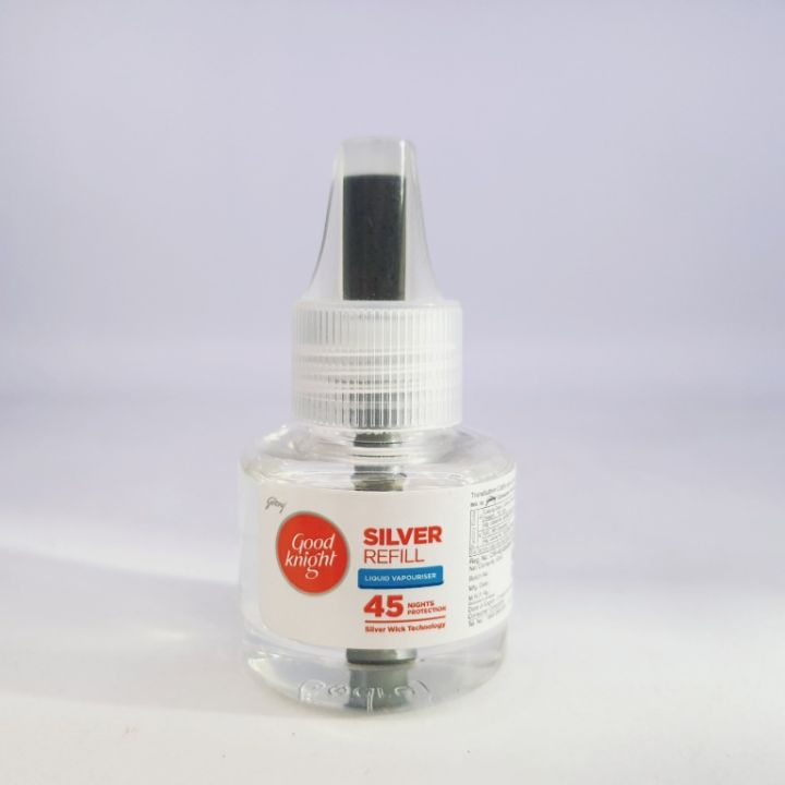 Good Knight Silver 45 Days Mosquito Repellant Liquid Vapourizer 45mL ...