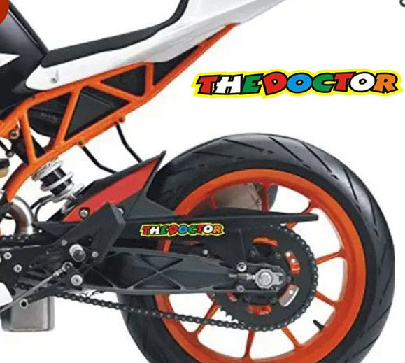 The Doctor Printed Vinyl Sticker, Bike , Car Hood, Bumper Sportive ...