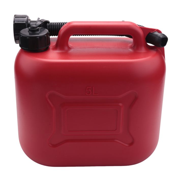 5L Car Fuel Tank Can Spare Plastic Petrol Gas Container Anti-Static ...