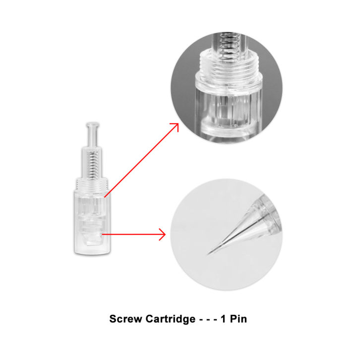 NEW 10pcs Microneedling DermaPen Needles Screw Cartridge Replacement ...