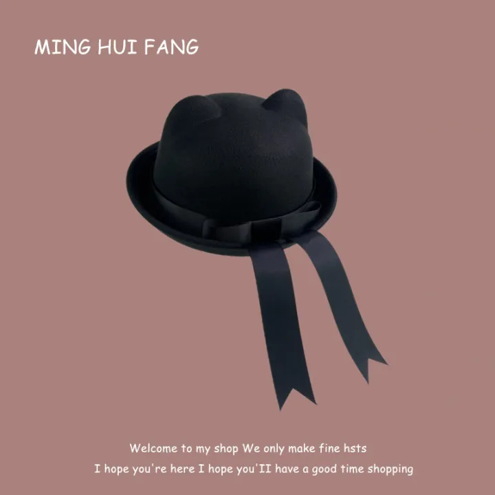 Japanese school offering sense bow handmade jkdk uniform hat woolen ...