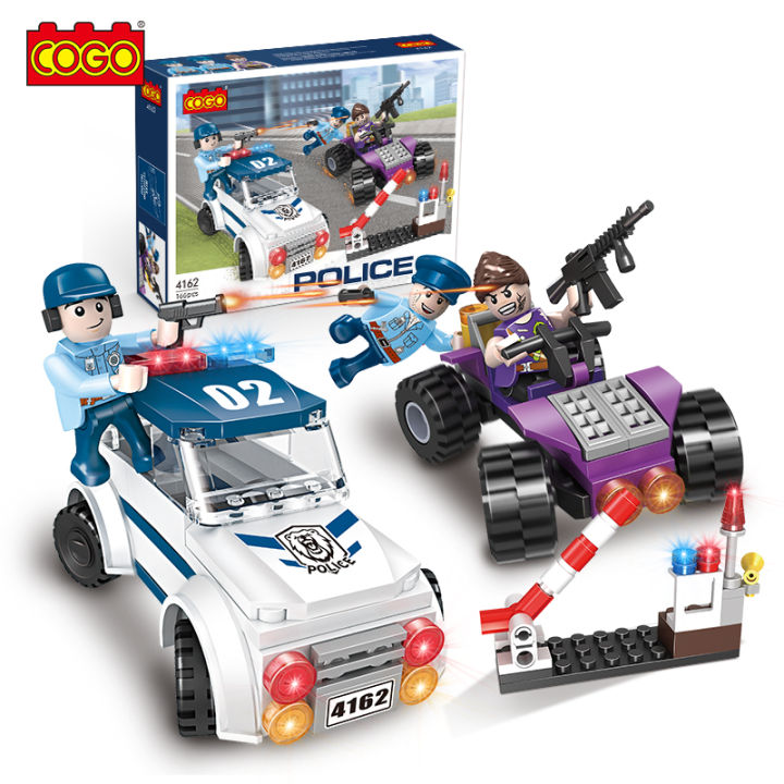 COGO 3D Police Hunting Series Build Blocks Assemble Building Block Toys ...