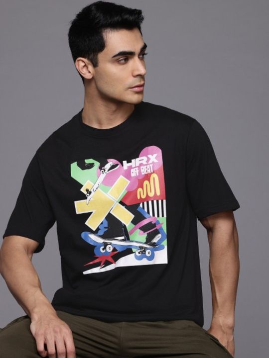 HRX by Hrithik Roshan Printed T-shirt For Men | Daraz.com.np