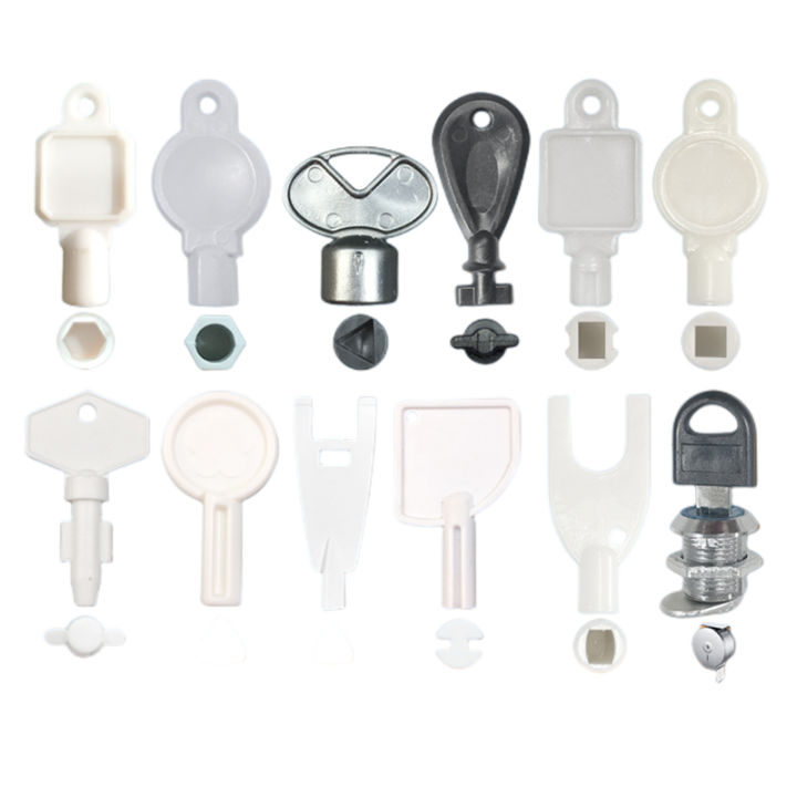 1pcs Toilet Paper Soap Dispenser Box Lock Plastic Keys Master Tools ...