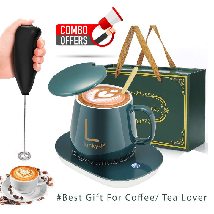 55°C Smart Ceramic Mug with Electronic Warmer | Constant Temperature ...