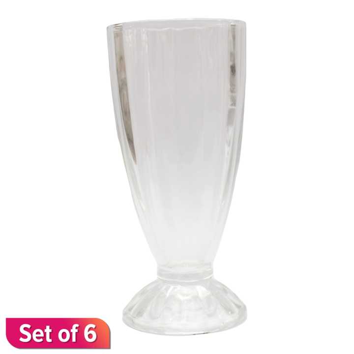 MilkShake Glass Set Of 6 | Daraz.com.np
