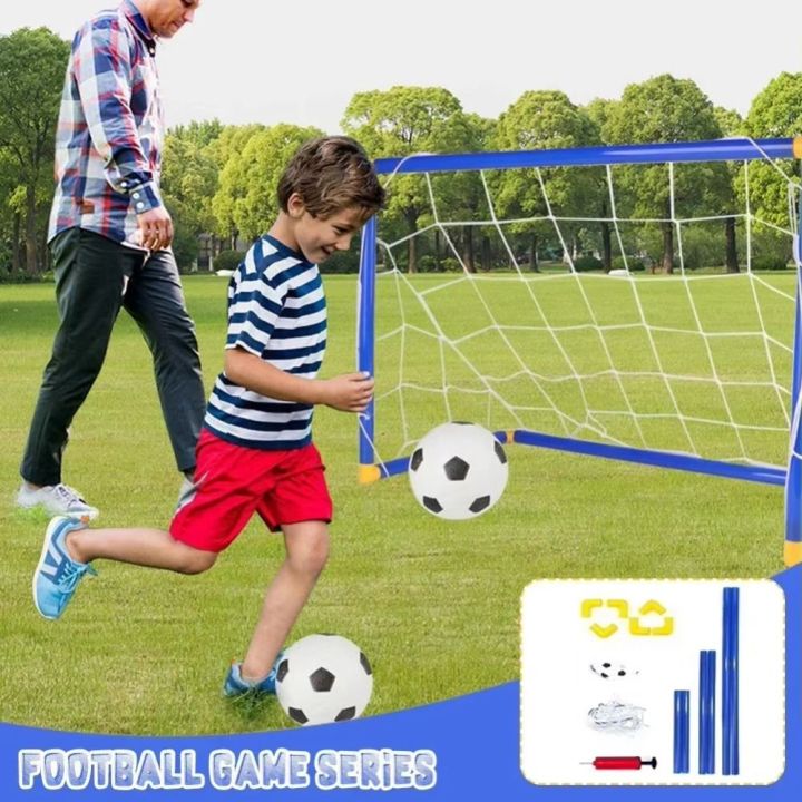 Bright Colors Removable Net Soccer Goal Post Net Set High-Strength ...