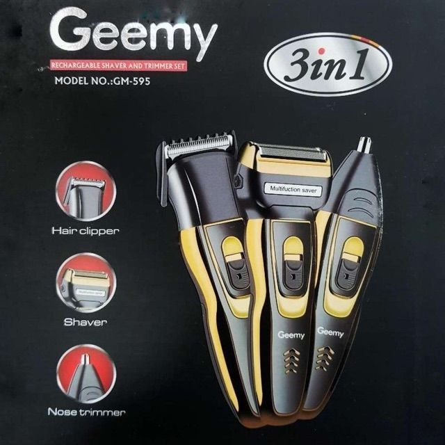 Geemy GM-595 3-in-1 Trimmer | Daraz.com.np