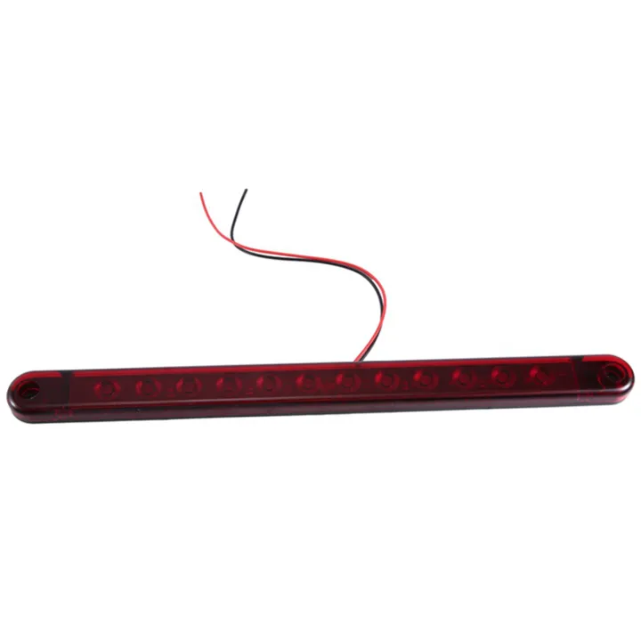 2X 12LED Stop Light Tail 12V Brake Lamp Bar Truck Trailer Lorry Bus ...
