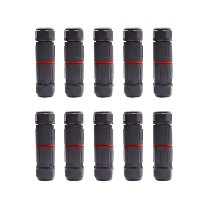 NCANRUI 10Pcs IP68 Waterproof Terminal Block 3 PIN Electrical Wire ...