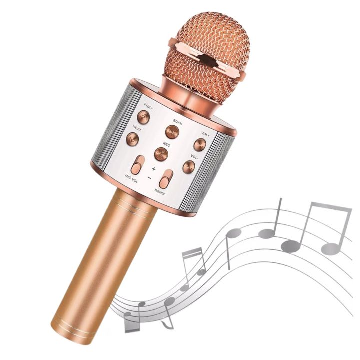 Ultimate Karaoke Microphone: Bluetooth Speaker With Lights & Voice Changer Wster WS 858 | Daraz ...